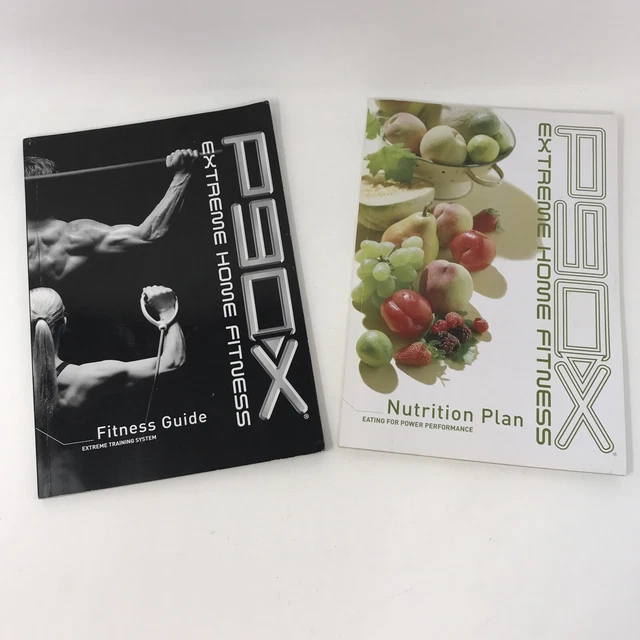 P90X EXTREME HOME Fitness Guide Training System Nutrition Plan Books ...