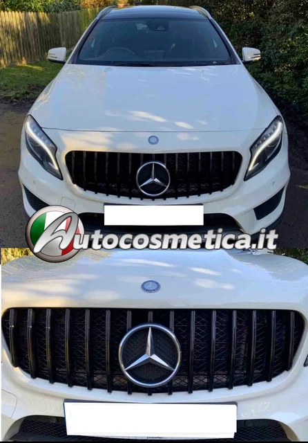GRIGLIA MASCHERINA CALANDRA nera PANAMERICANA AMG LOOK Mercedes GLA ...