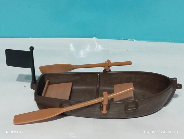 PLAYMOBIL BATEAU PIRATE Grand Pirate Île Bateau Galeon Port 3480 3546 ...