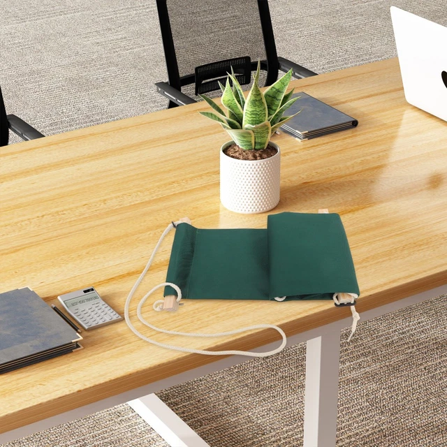 UNDER DESK FOOT Hammock: Adjustable Foot Rest Sling with Hooks Portable ...