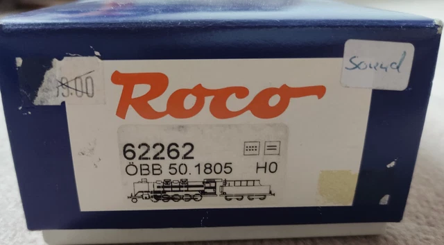 ROCO 62262 DAMPFLOKOMOTIVE Rh 50 der ÖBB Spur HO aus Sammlungsauflösung ...