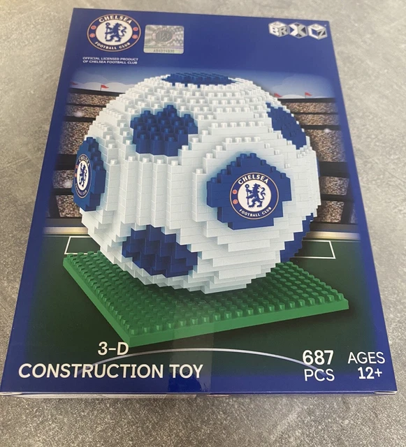 NUOVO CON SCATOLA Chelsea FC 3D set costruzione calcio calcio calcio ...