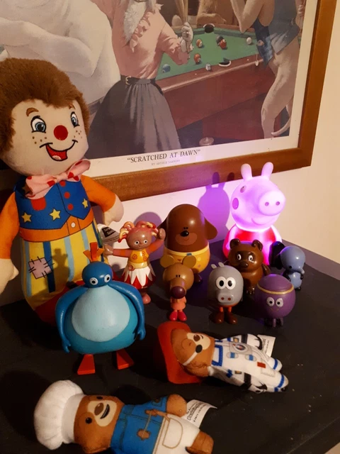 CBEEBIES CHARACTERS FIGURES BUNDLE MR Tumble,Hey Duggee,Peppa Pig,Night ...