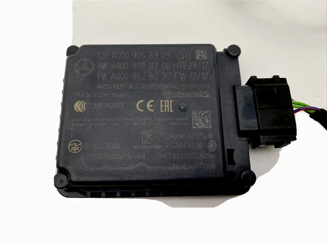 MERCEDES BENZ DISTANCE Control Radar Sensor Oem: A0009058909 / A000 905 ...