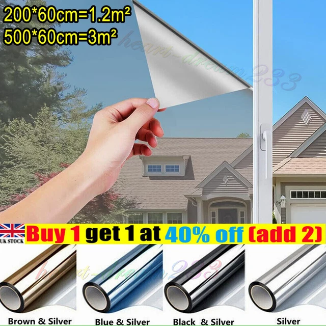 Window Tint For Home One Way Mirror Window Film - Reflective Privacy ...