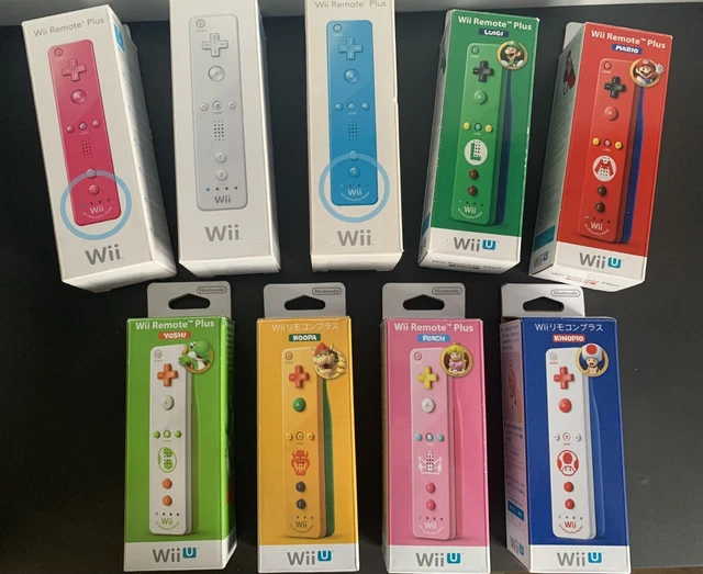 GENUINE BOXED NINTENDO Wii Remote Controllers - Mario / Toad / Bowser ...