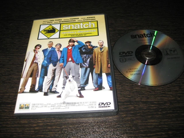 SNATCH PIGS Y Diamond DVD Benicio Del Toro Brad Pitt Jason Stather $27. ...