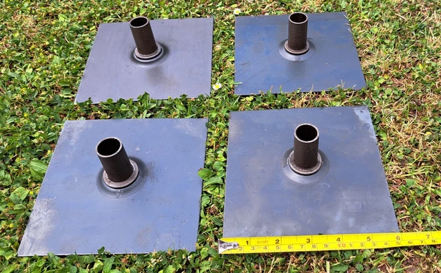 NEW SCAFFOLD TOWER Base Plates Feet Legs - Set of FOUR Scaffolding Feet ...