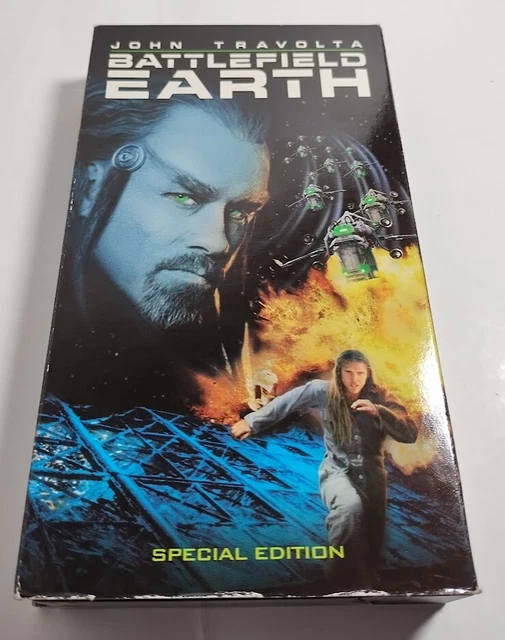 BATTLEFIELD EARTH (VHS 2000) FULL LENGTH DEMO, John Travolta, Forest ...