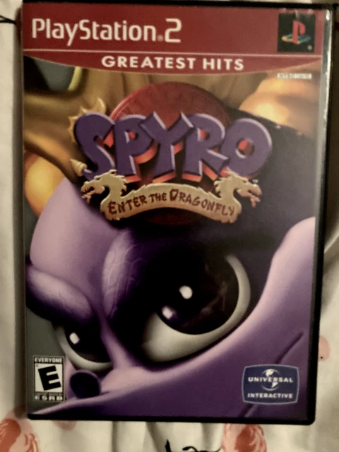 SPYRO: ENTER THE Dragonfly PS2 Sony PlayStation 2 2002 Complete Cib ...