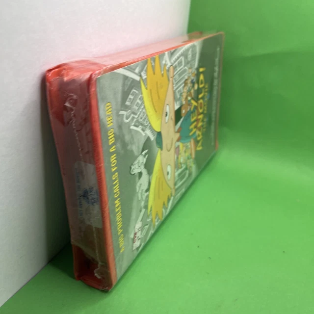 NICKELODEON HEY ARNOLD The Movie VHS Cassette 2002 Red Clamshell Case ...