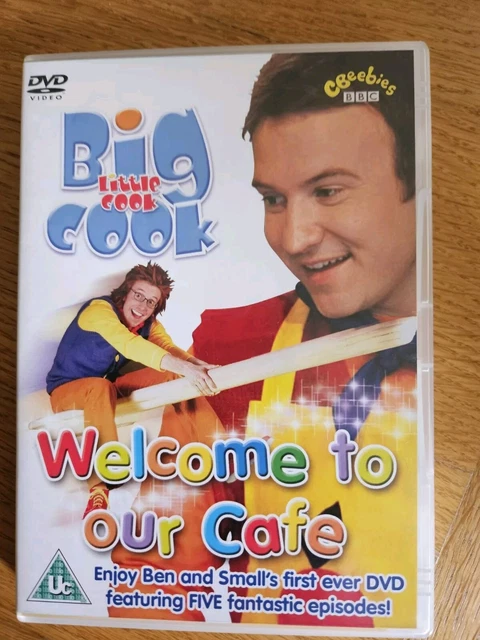 BIG COOK LITTLE Cook Welcome To Our Cafe Dvd Kids 5 Episodes £19.99 ...