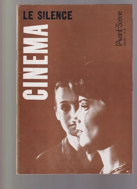 L'AVANT SCENE CINEMA N°37 Le Silence / La Belle Vie / Ingmar Bergman ...