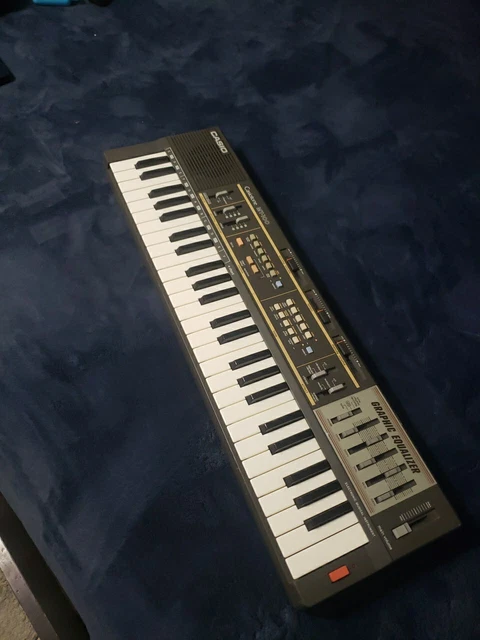 CASIO CASIOTONE MT-100 Electronic Keyboard Graphic Equalizer EQ Vintage £25.95 - PicClick UK