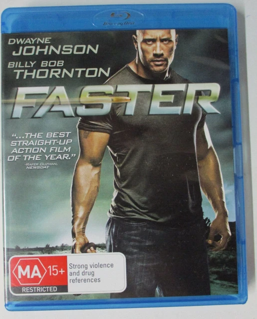 FASTER - DWAYNE Johnson, Billy Bob Thornton- Blu-ray DVD $6.95 ...