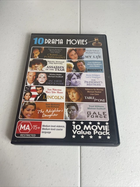 10 DRAMA MOVIES dvd value pack region 0 vgc free postage $9.77 ...