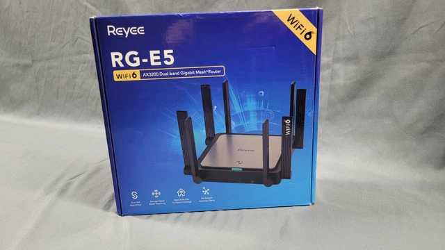 REYEE RG-E5 AX3200 Wireless Dual-Band Gigabit Mesh Wi-Fi 6 Router $45. ...