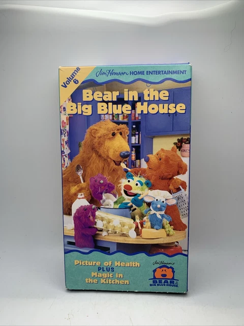 BEAR IN THE Big Blue House - Volume 6 VHS Tape 1998 Children Jim Henson ...