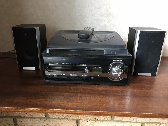 BUSH TURNTABLE CD Radio System Record Player £16.00 - PicClick UK