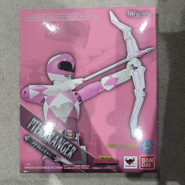 SH FIGUARTS MIGHTY Morphin Power Rangers Pteraranger Pink Ranger Bandai ...