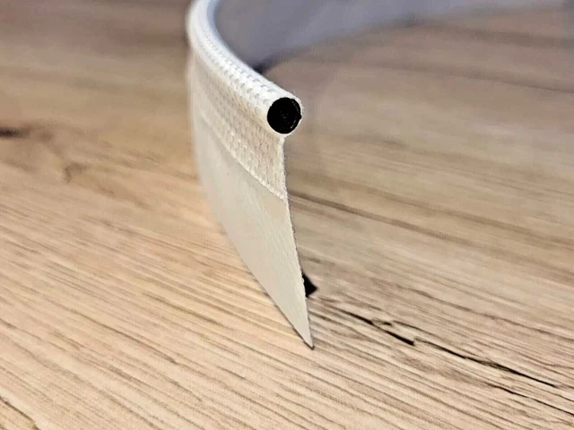 ZELTKEDER VORZELTKEDER KEDER Kederband einfahnig D=5,5mm 1100 dtex weiß ...