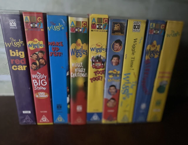 THE WIGGLES ,ABC For Kids ,Vintage Bundle , VHS Video Tapes x 9 $50.00 ...