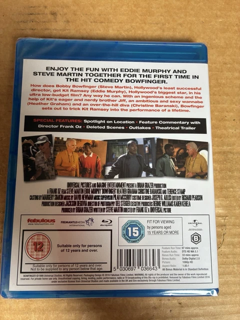 BOWFINGER (1999) UK Reg B Blu Ray NEW & SEALED Eddie Murphy Steve ...