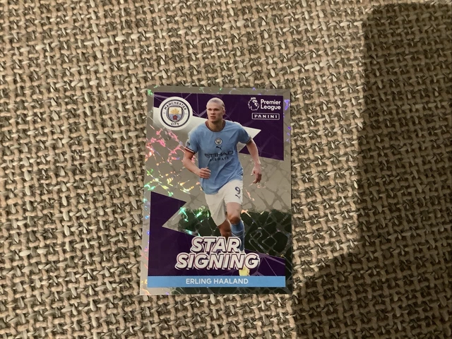 ERLING HAALAND STAR Signing #428 Panini Premier League 2023 Stickers ...