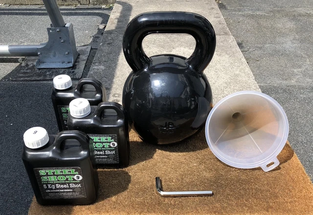 JOHN BROOKFIELD 16 Kg Fillable Kettlebell + 15 Kg Steel Shot. Sold Out ...