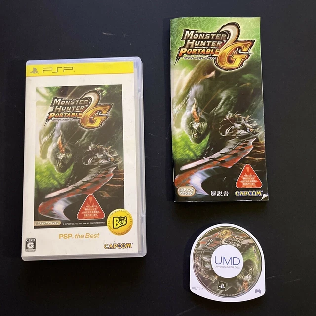 MONSTER HUNTER PORTABLE 2G - Sony PSP Japan Game Complete with Manual ...