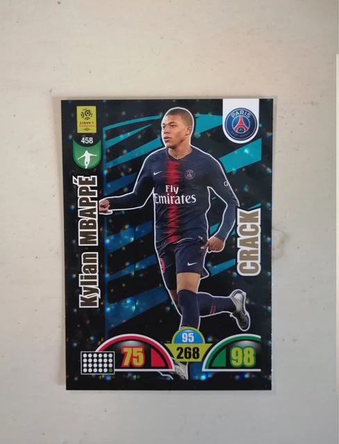 PANINI - KYLIAN Mbappe Crack N 458 Card Adrenalyn 2018 2019 Psg £20.35 ...