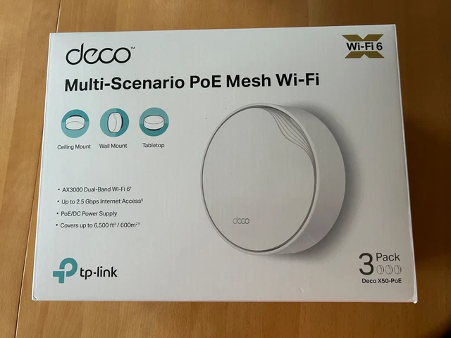 TP-LINK DECO X50-POE 3-pack Mesh DECO X50-POE (3-PACK) EUR 200,00 ...