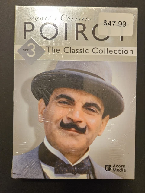 AGATHA CHRISTIES POIROT The Classic Collection Set 3 DVD 2009 3 Disc ...