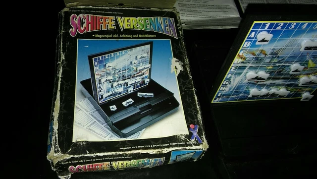 MAGNETIC BATTLESHIPS (SCHIFFE Versenken Magnetspiel). Made in Germany ...