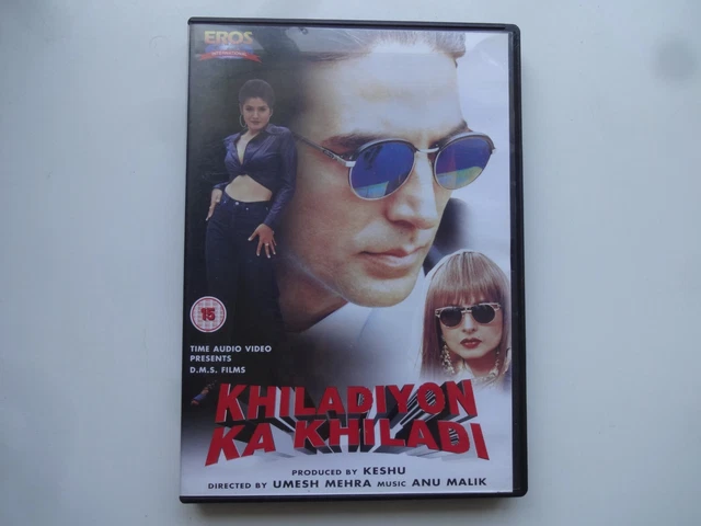 KHILADIYON KA KHILADI ~ BOLLYWOOD DVD ~ rekha, akshay kumar, raveena ...