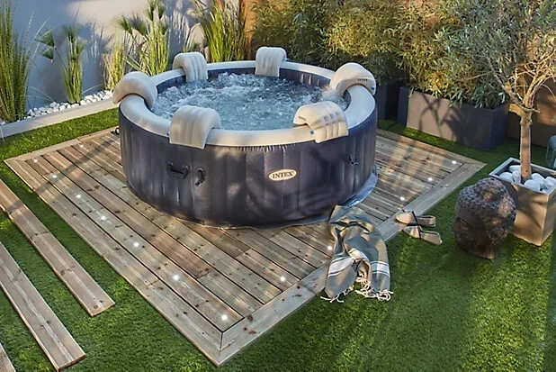 SPA GONFLABLE INTEX PureSpa à bulles Blue navy 6 places. Neuf !! EUR ...