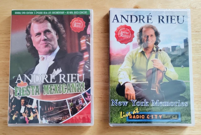 ANDRE RIEU 2 x DVD Fiesta Mexicana Documentary / Concert + New York ...