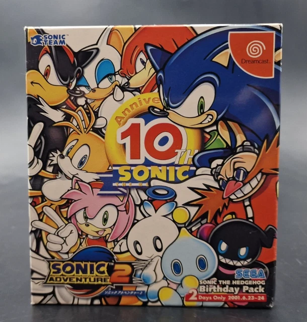 SONIC ADVENTURE 2 10th Anniversary Birthday Pack SEGA Dreamcast NTSC-J ...