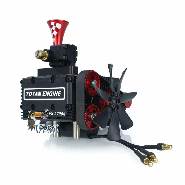 IN STOCK NITRO Engine L200A Two-Cylinder Four-stroke In-line 3.5cc for ...