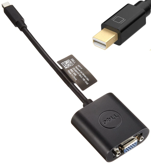 DELL 000FVP ADAPTER Monitorkabel Kabel Mini Display Port Dp Mdp -> Vga ...
