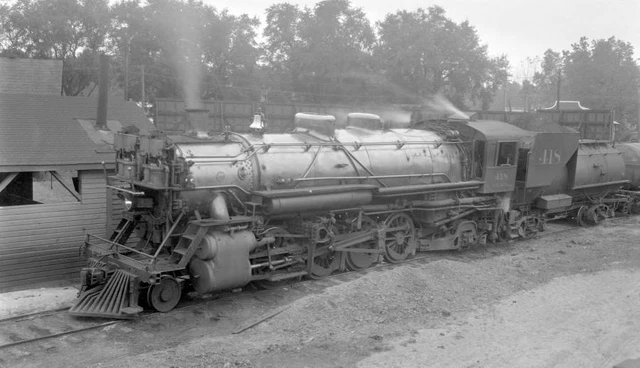 SAL SEABOARD AIR Line Railroad Locomotive Engine No 418 Old Train Photo ...