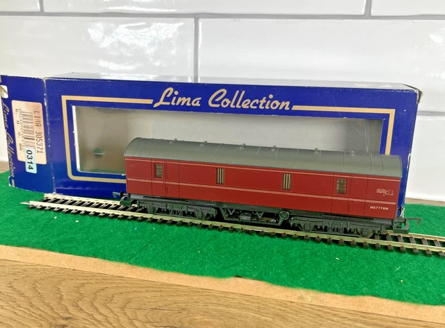 LIMA 305371 BR Parcel Coach ex-LMS – OO Gauge – Maroon – Model Railway – 314 £12.99 - PicClick UK