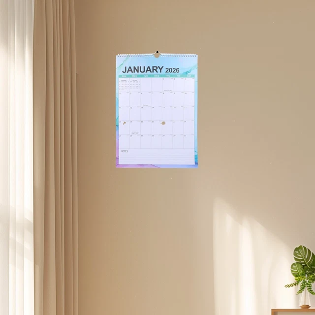 WALL CALENDAR 2025-2026 From July 2025 12 to December 2026 18-Month ...