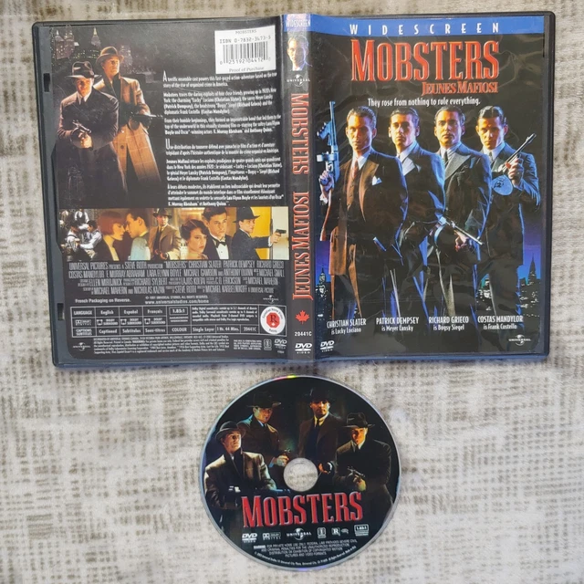 MOBSTERS DVD BILINGUAL Widescreen 1991 Christian Slater Patrick Dempsey ...