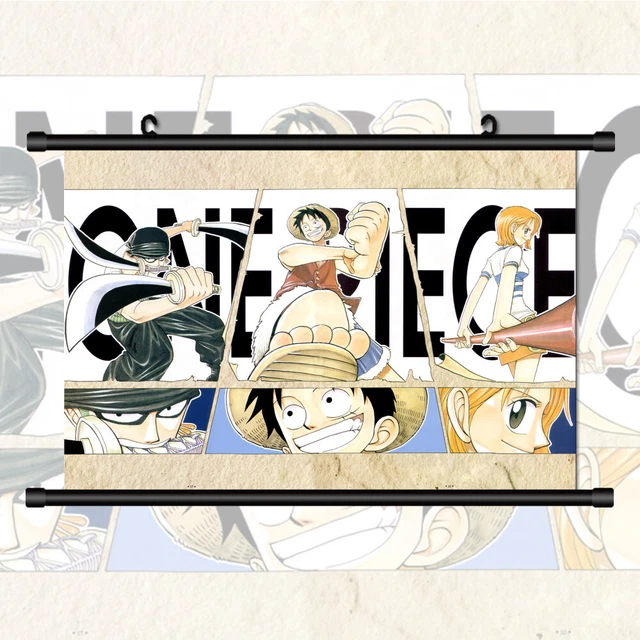 ONE PIECE LUFFY Nami Zoro HD Wall Scroll Poster Art Prints Bider Print ...