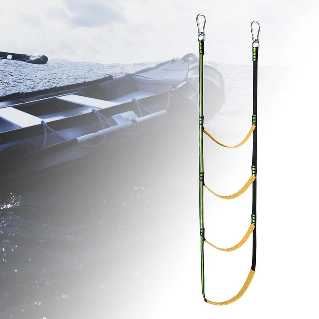 RIB STEP INFLATABLE Boat Boarding Ladder Dinghy WHITE water ski ...