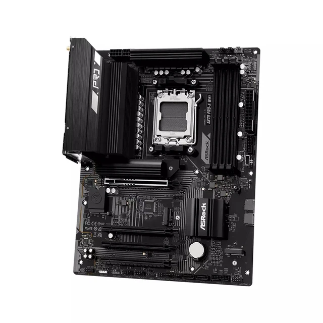 ASROCK MOTHERBOARD X870 AM5 ATX DDR5 Wi-Fi 7 1x M.2 PCIe 5.0 x16 X870 ...