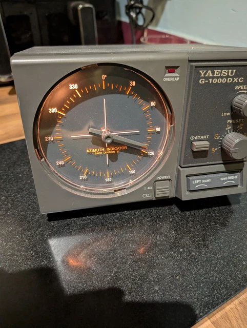 YAESU G-1000DXC AZIMUTH Indicator Antenna Rotator Unit Only with Manual ...
