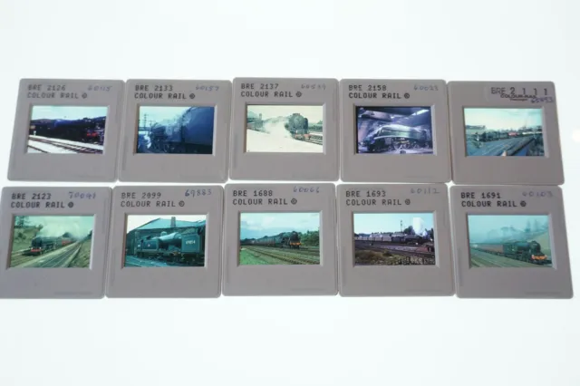 COLOUR RAIL STEAM Loco Locomotive Railway Slide x10 Ref CR103 £11.99 ...