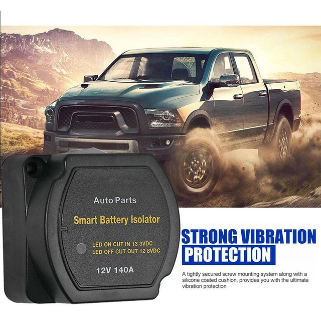 SMART DUAL BATTERY System Isolator Car Voltage Sensitive Relay 12V 140A ...